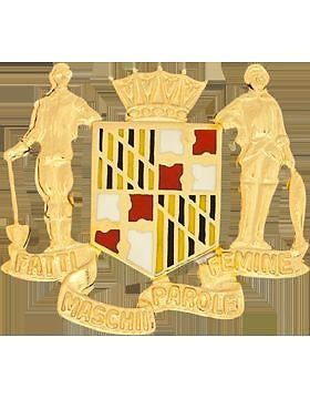 Maryland State HQ ARNG Unit Crest (Fatti Maschii Parole Femine) – The ...