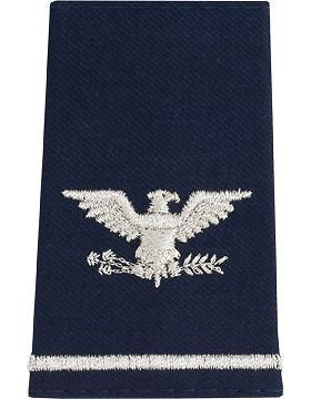 USAF Shoulder Marks (AF-M125/S) Colonel Small – The Military Warehouse