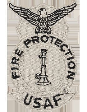 USAF Fire Protection Patch 1 Bugle Metalic Color – The Military Warehouse